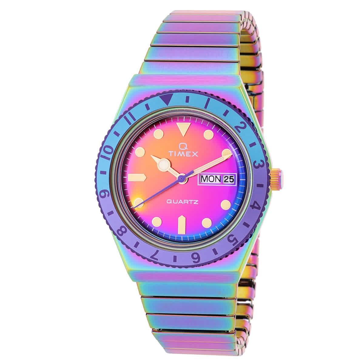天美时Timex TW2W41100VQ女手表Iridescence石英Expansion