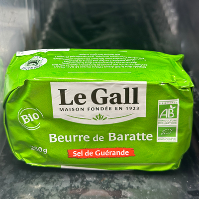 代购法国进口 LE GALL有机牛油 盐味 250克