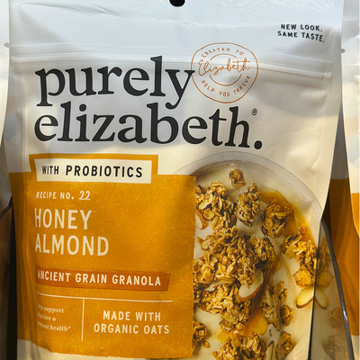 美国进口 Purely Elizabeth无麸质益生菌蜂蜜杏仁燕麦早餐 227克