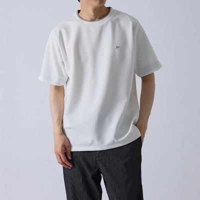 代购j.n.r.d刺绣圆领短袖T恤