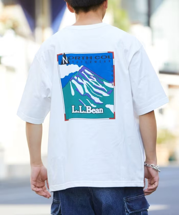 23SS日本代购 L.L.Bean x FREAK'S STORE印花T恤 0033_虎窝淘