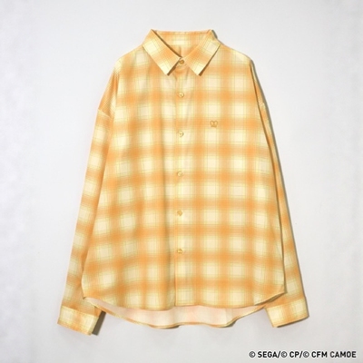 东京胖黄瓜日本代购 RAGEBLUE 格纹刺绣长袖衬衫 657779