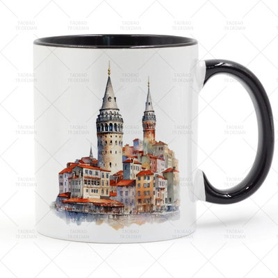 İstanbul 伊斯坦布尔 Türkiye 土耳其陶瓷马克杯水杯