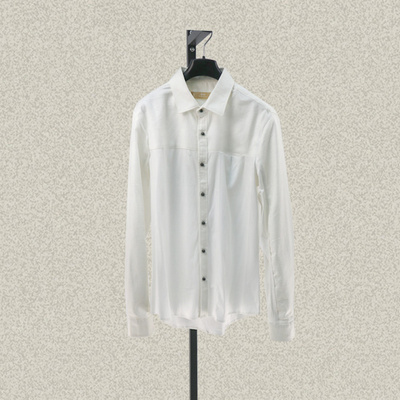 桀* J*eor 男装正品 针梭拼清新通勤商务春秋全棉长袖衬衫JS50210