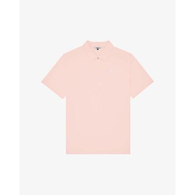 海外代购Malbon FAIRWAY 男士高尔夫运动POLO衫弹力透气粉色