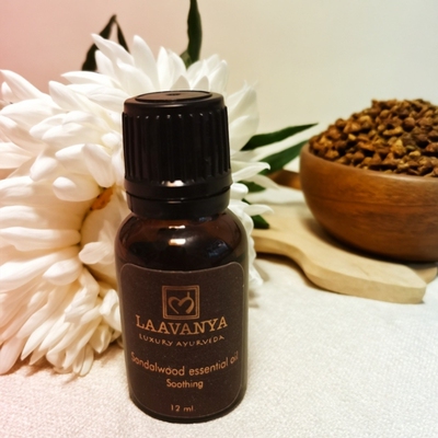尼泊尔LAAVANYA单方檀香精油正品12ml Sandalwood essential oil