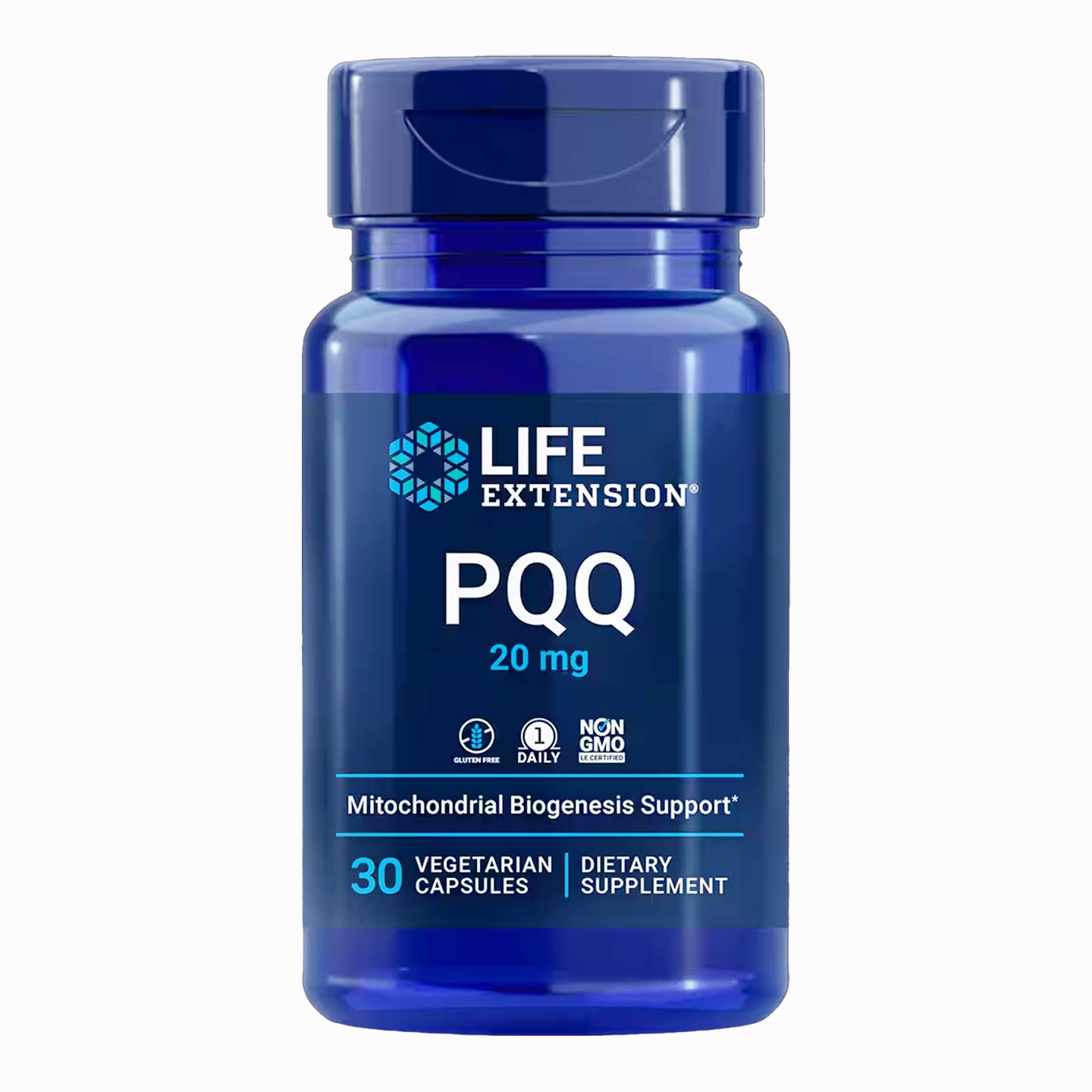 美国现货Life Extension线粒体PQQ吡咯并喹啉醌20mg 30粒胶囊