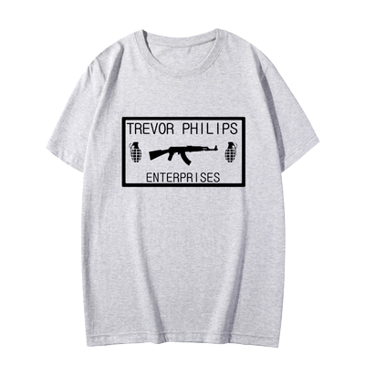 青少年侠盗猎车纯棉学生印花t恤