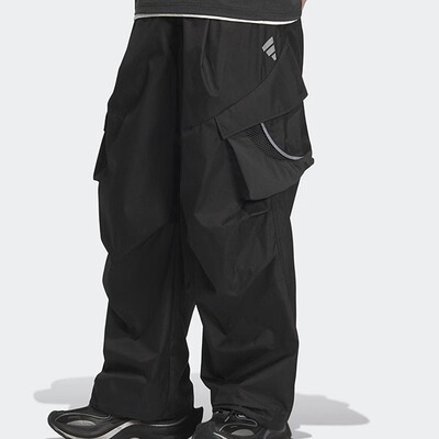 阿迪达斯男宽松舒适透气运动长裤