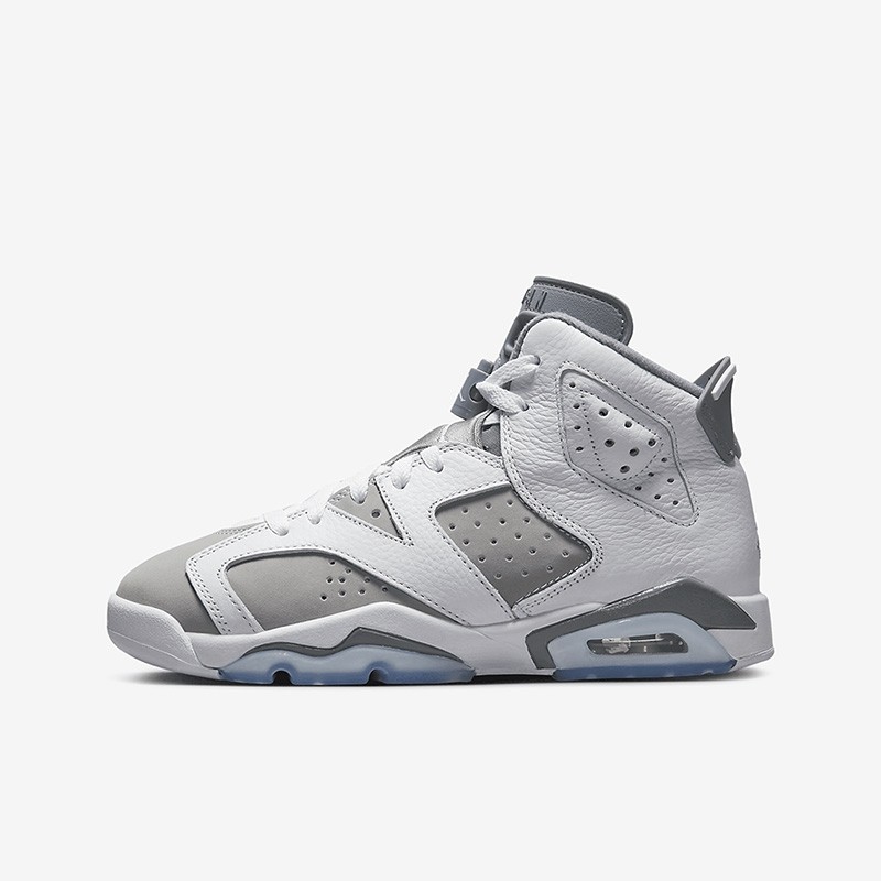 Nike耐克大童鞋 Air Jordan 6 高帮运动缓震篮球鞋384665-100