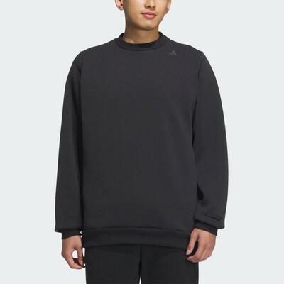 阿迪男装舒适保暖圆领套头卫衣