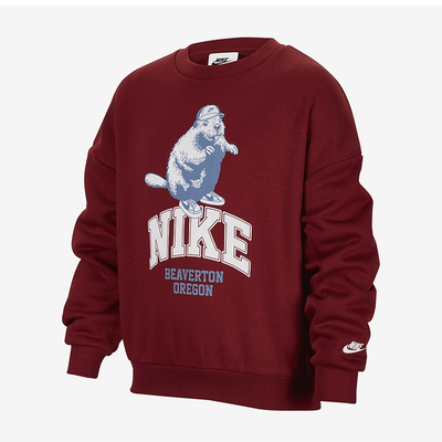 耐克大童经典百搭运动休闲卫衣