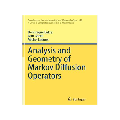 预订 Analysis and Geometry of Markov Diffusion Operators