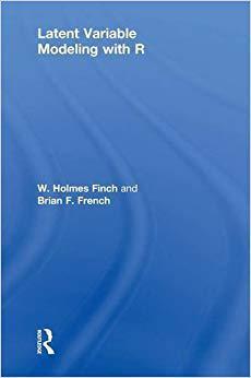 【预售】Latent Variable Modeling with R