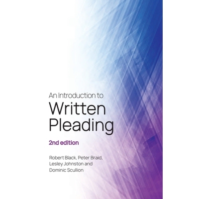 预订 An Introduction to Written Pleading: 2nd Edition 书面诉状简介：*版: 9781399513906