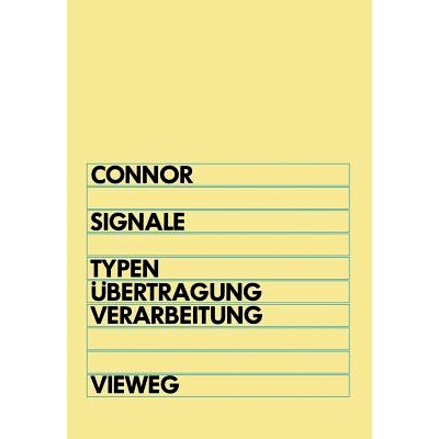 预订 Signale: Typen, Übertragung und Verarbeitung elektrischer Signale: 9783528043742