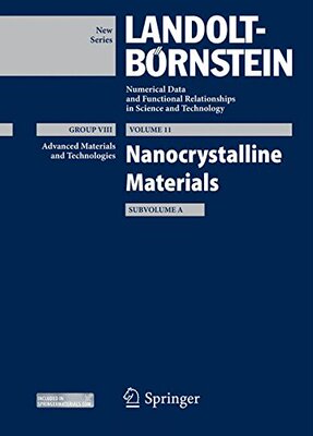 【预订】Nanocrystalline Materials, Subvolume A