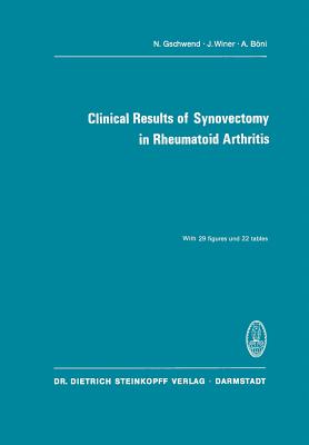 【预订】Clinical Results of Synovectomy in Rheumatoid Arthritis