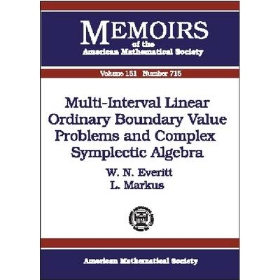 预订 Multi-Interval Linear Ordinary Boundary Value Problems and Complex Symplectic Algebra 9780821826690