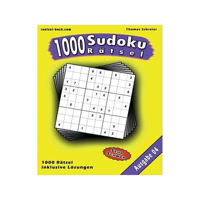 [预订]1000 Sudoku Ratsel 04: Schwere 9x9 Sudoku Mit Losungen, Ausgabe 04 9781539359586