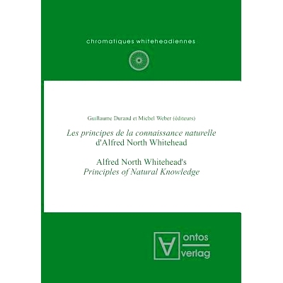 预订 Les principes de la connaissance naturelle d’Alfred North Whitehead: 9783110322149