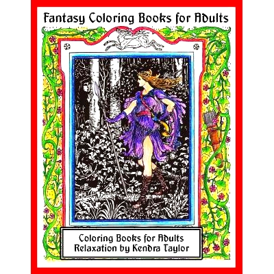 预订 Fantasy Coloring Books for Adults: Coloring Books for Adults Relaxation by Kendra Taylor: 9781979434843