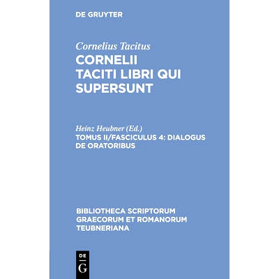 预订 Dialogus de oratoribus: 9783598718403