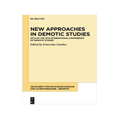 [预订]New Approaches in Demotic Studies 9783110662535