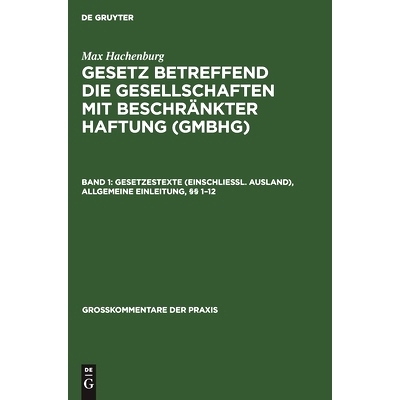 预订 Gesetzestexte (einschließl. Ausland), Allgemeine Einleitung,  §§ 1–12: 9783111201733