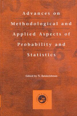 【预订】Advances on Methodological and Applied Aspects of Probability and Statistics