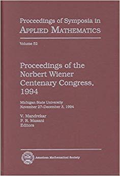 【预售】Proceedings of the Norbert Wiener Centenary Congress, 1994