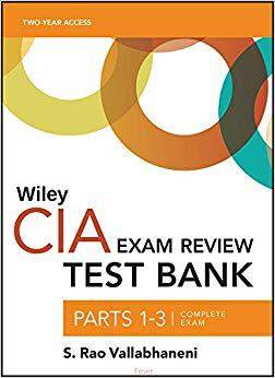 【预售】Wiley Ciaexcel Exam Review Test Bank 2019: Complete Set(2-Year ...