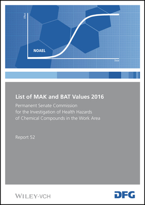 【预订】List Of Mak And Bat Values 2016 - Maximum Concentrations And Biologi 9783527342198
