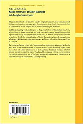 【预售】Kähler Immersions of Kähler Manifolds into Complex Space Forms