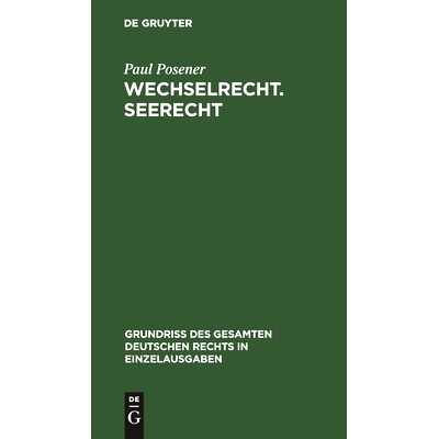 预订 Wechselrecht. Seerecht: 9783112633335