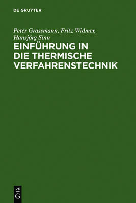 【预订】Einführung in die thermische Verfahrenstechnik 9783110107876