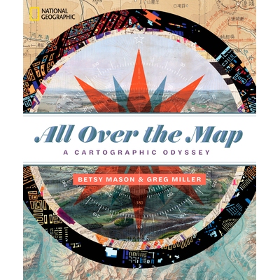 预订 遍布地图：制图奥德赛 工具书 地图集地名词典 英文 All Over the Map: A Cartographic Odyssey