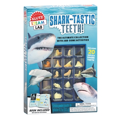 现货 STEAM实验室：鲨鱼牙齿 儿童生物科普互动体验 英文原版 Klutz STEAM Lab Shark-tastic Teeth!
