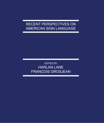 【预订】Recent Perspectives on American Sign Language