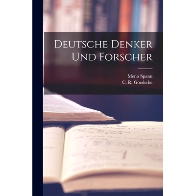 预订 Deutsche Denker Und Forscher: 9781015001442