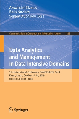 【预订】Data Analytics and Management in Data Intensive Domains