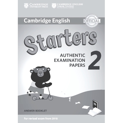 预订 Cambridge English Young Learners 2 for Revised Exam from 2018 Starters Answer Booklet: Authentic Examination Papers