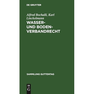 预订 Wasser- und Bodenverbandrecht: 9783111285450