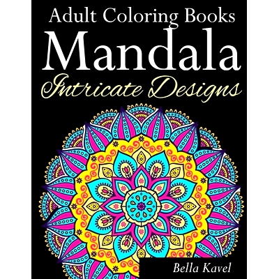 预订 Adult Coloring Books Mandala Intricate Designs: Fast-Track Stress-Relief and Relaxation with Anti-Stress Mandala Co
