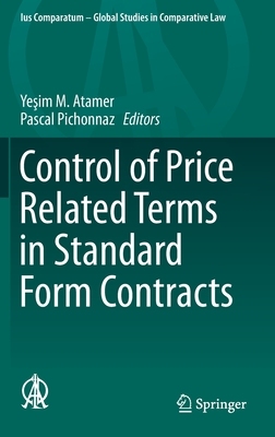 【预订】Control of Price Related Terms in Standard Form Contracts