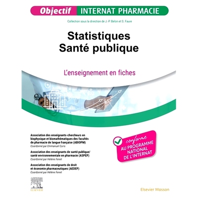 预订 Statistiques : santé publique : l’enseignement en fiches 统计：公共卫生：情况说明书教学: 9782294779237
