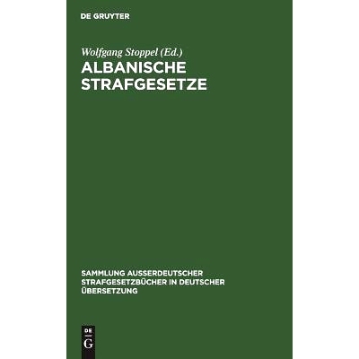 预订 Albanische Strafgesetze: 9783110124002