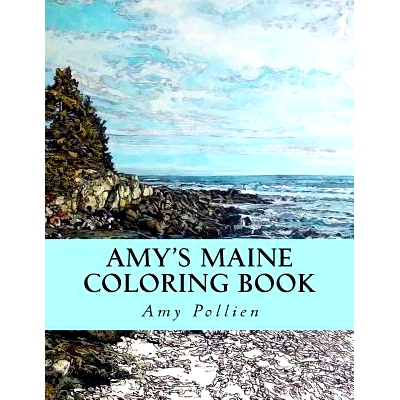 预订 Amy’s Maine Coloring Book: Book 1, Houses and Environs: 9781523798698