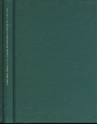 【预订】Galen. On My Own Opinions 9783050033402