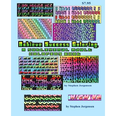 预订 Achieve Success Coloring, A Subliminal Adult Coloring Book: 9781973841692